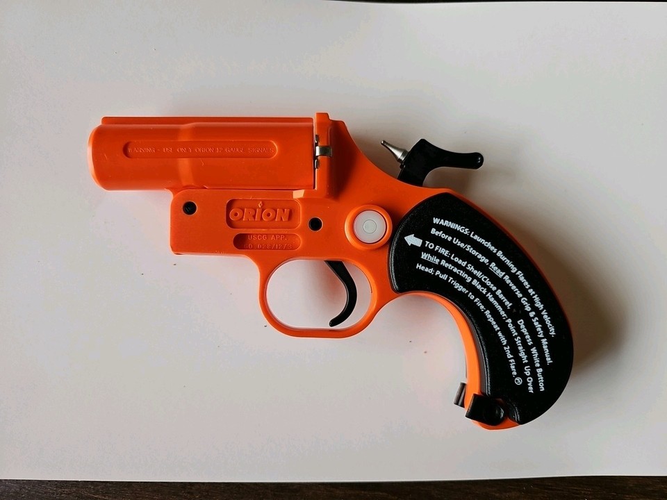 Vintage Olin Emergency Marine Flare Signal Kit | eBay