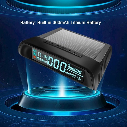 LED HUD Solar Power Speedometer Clear Visibility High Universality ...