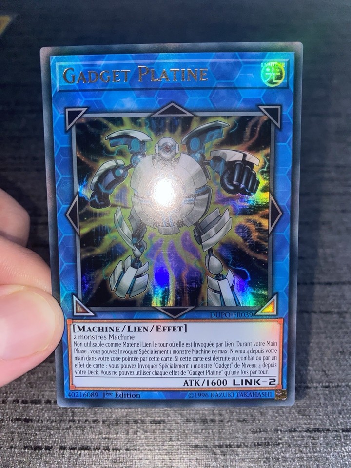Carte Yu-gi-oh! Gadget Platine DUPO-FR039 Ultra Rare Français | eBay