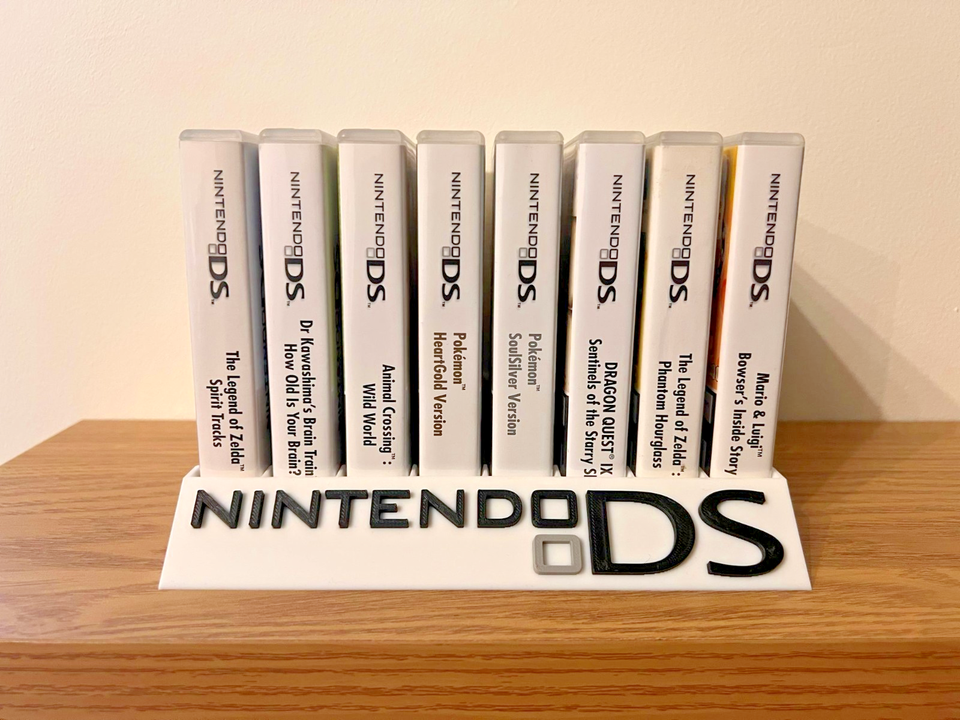 Nintendo DS 8 & 10 Game Case Holder Display Stand Rack for DSi ...