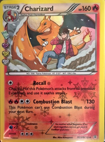 Charizard RC5/RC32 Holo Pokemon TCG Card Radiant Collection Generations ...