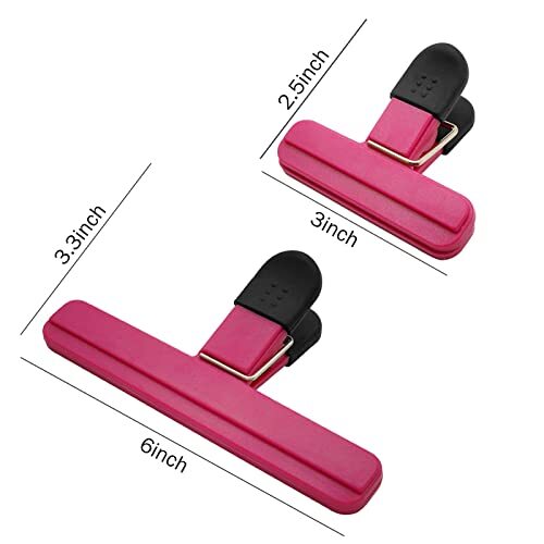 Chip Bag Clips 9pcs Air Tight Heavy Duty Sturdy Plastic Clips For Food ...