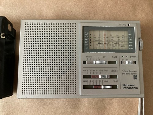 National Panasonic RF-788 Radio w/strap w/case w/antenna functional ...