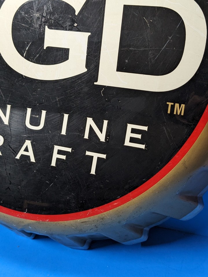 MGD Miller Genuine Draft Bottle Cap Sign | eBay