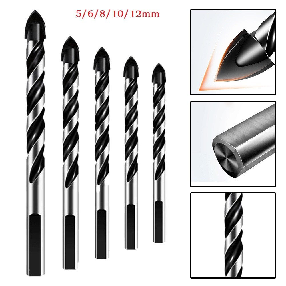 Drill Bits Triangular Drill Bit Block Glass Light Concrete Electric ...