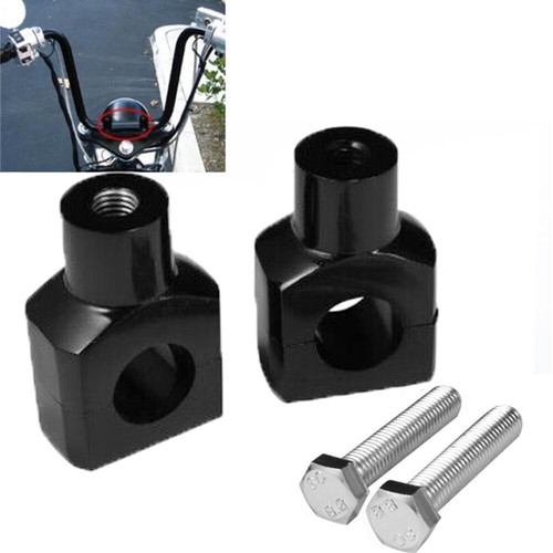 1" Handlebar Mount Clamp Risers For Honda Shadow VT1100 VT750 VT600 ...