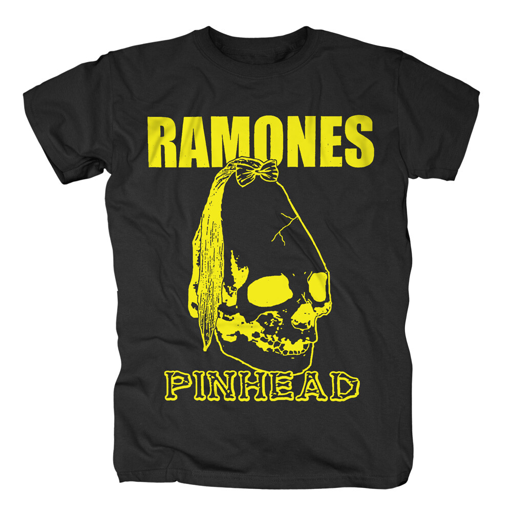 Ramones Rock Band Herren T-Shirt - Pinhead Logo (Schwarz) (S-XL) | eBay.de