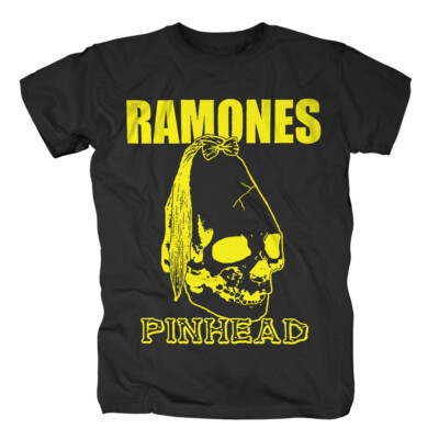 Ramones Rock Band Herren T-Shirt - Pinhead Logo (Schwarz) (S-XL) | eBay.de
