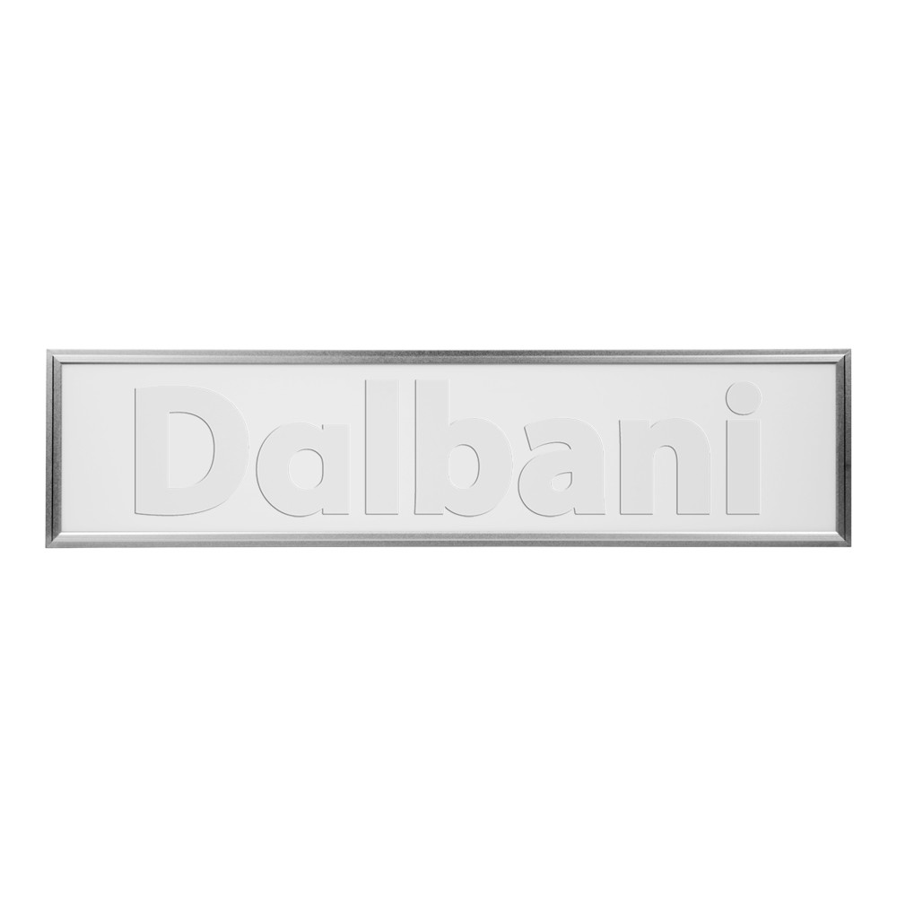 2pcs LED 6000k Recessed Large 30x120 cm Silver Ceiling Panel Light ...