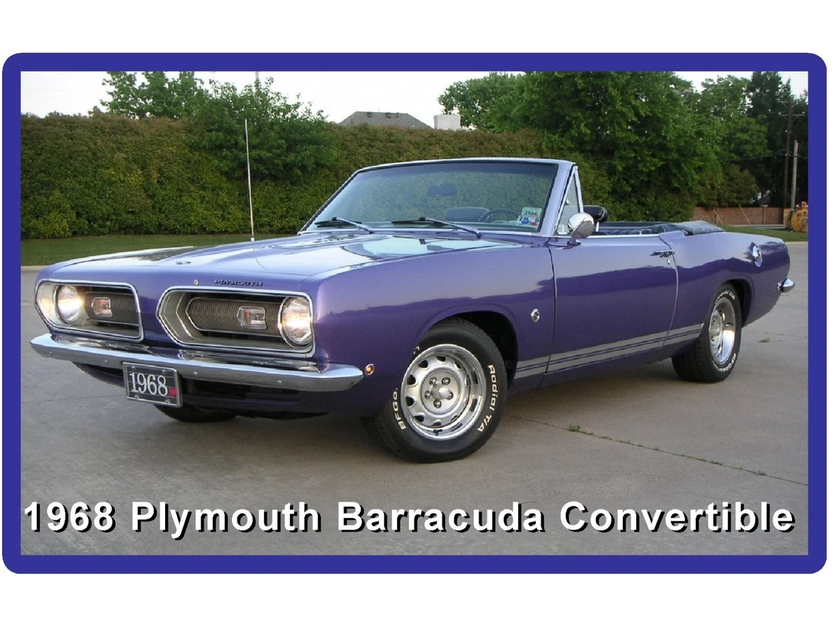 1968 Barracuda Convertible