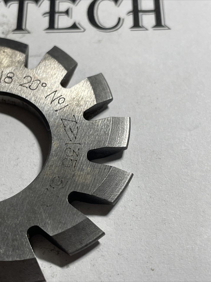 Involute Gear Cutter #1 18P 135T-RACK 1” Bore 20° PA China Milling N39 | eBay