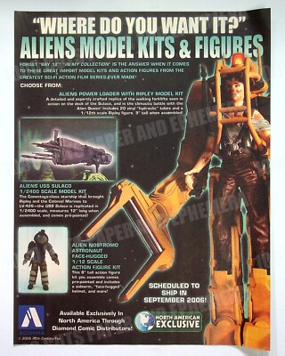 Aliens Ripley Power Loader Figure Aoshima 2006 Print Magazine Ad Poster ...