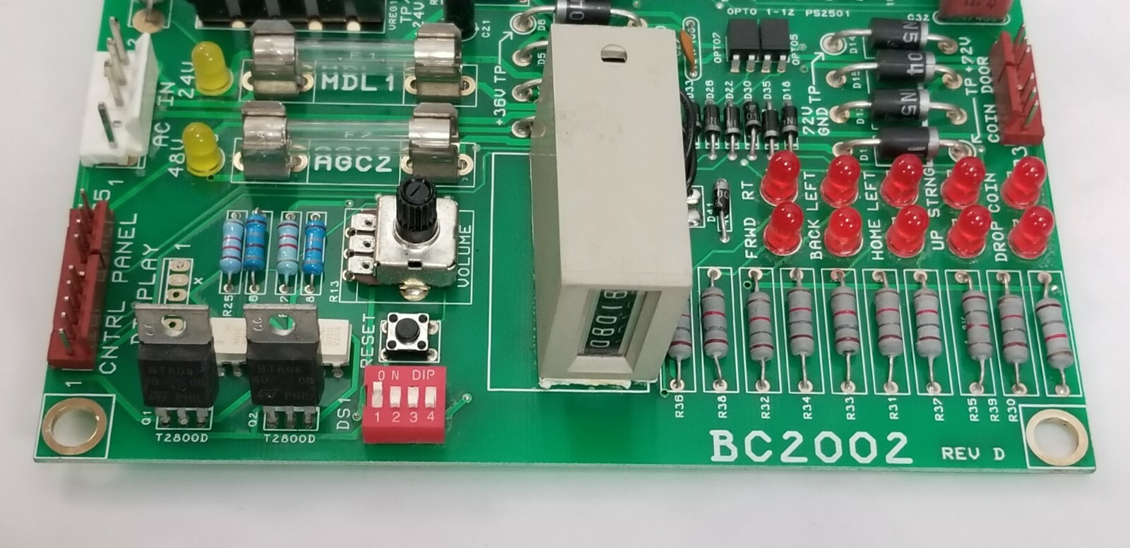 Elaut Claw Plush CRANE CPU CIRCUIT BOARD PCB BC 2002 Removed working # ...