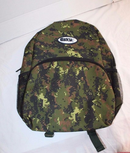 Army Green Digital Camo Backpack ESKY Brand 4 Pocket Military School ...