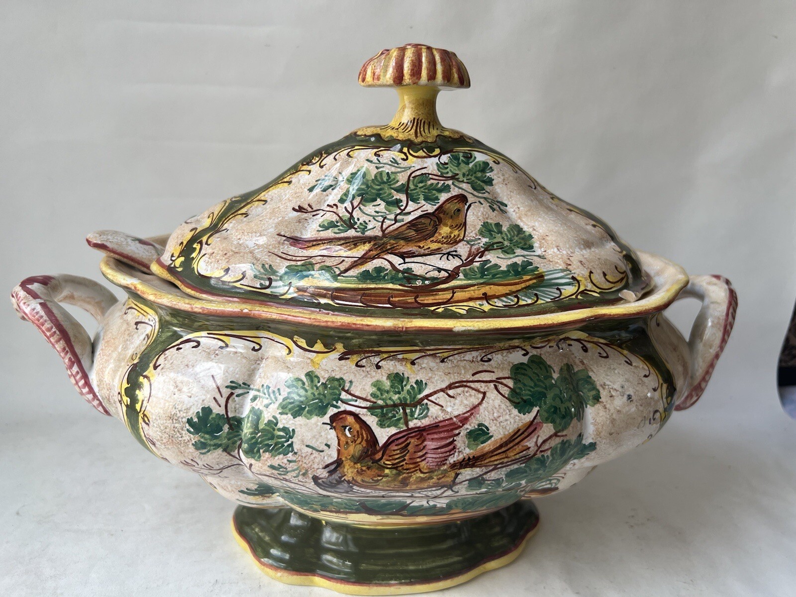 Vintage Meiselman Imports Made in Italy Soup Tureen with Ladle Hand ...