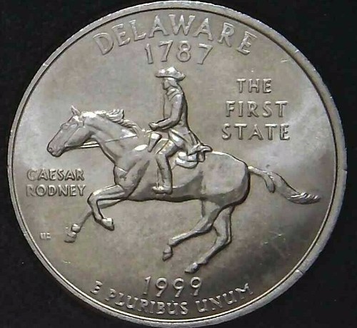 1999-D 25C State Quarter Delaware BU CN CLAD 21oc0921-1 | eBay