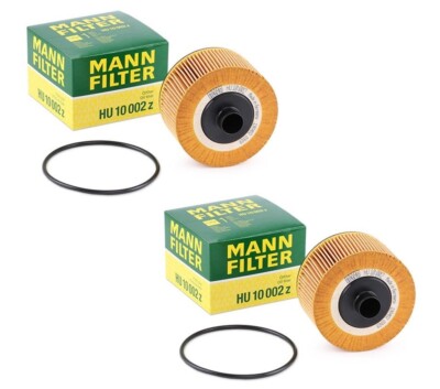 For Smart Fortwo 16-18 1.0 0.9 L3 Pair Set of 2 Engine Oil Filters OEM ...