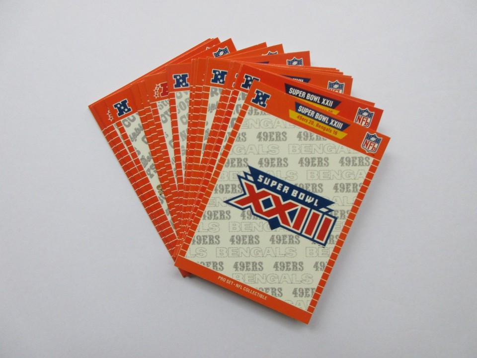 1989 PRO SET FOOTBALL COMPLETE 619 CARD MASTER SET~SANTA,PERRY ,GIZMO ...