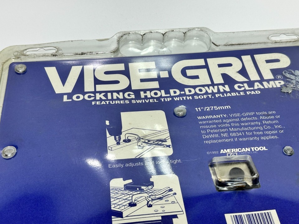 NOS Vintage Vise-Grip 11HD Petersen Dewitt Locking Hold-Down Clamp ...