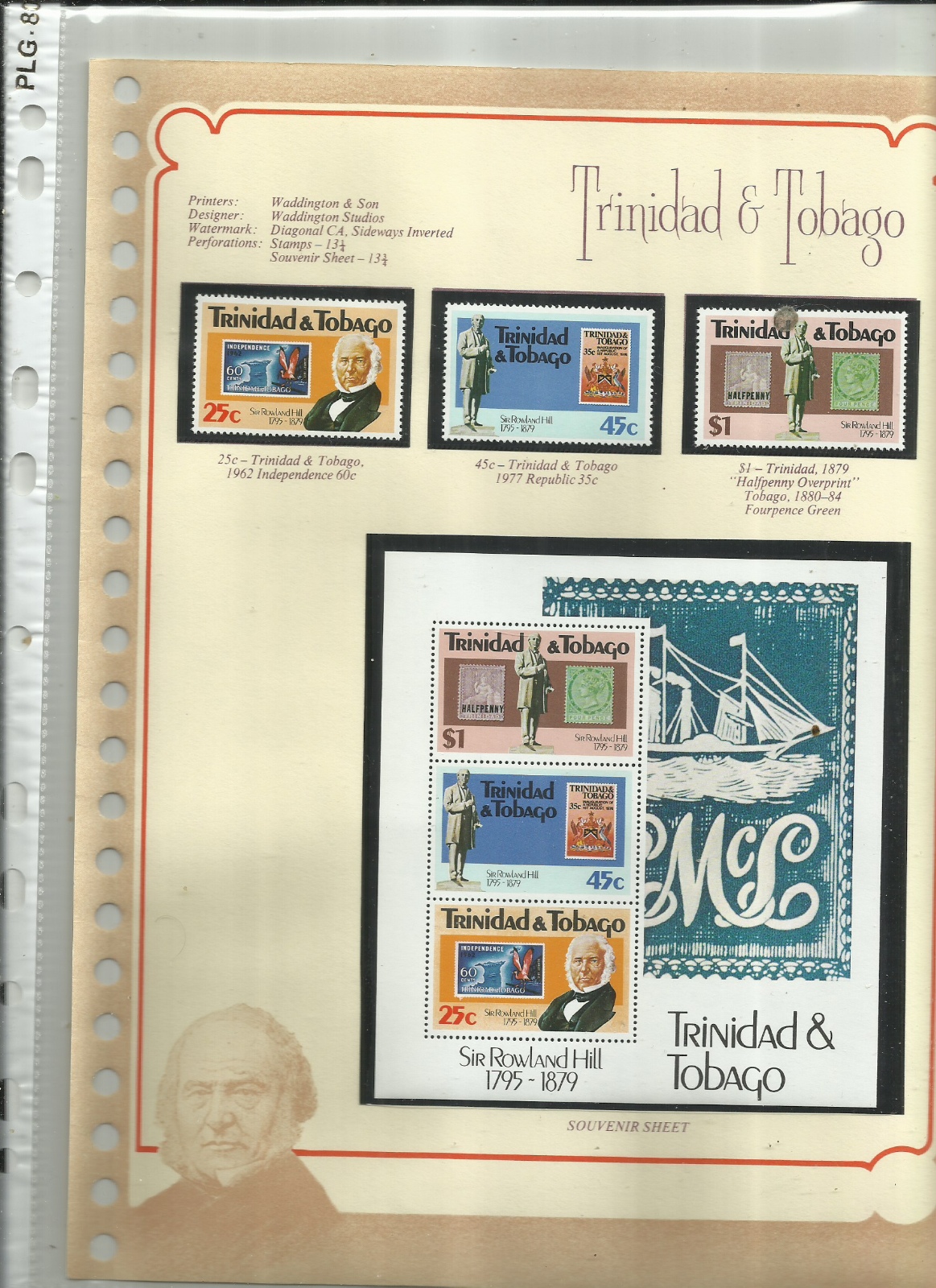 Trinidad & Tobago . 1979 SIR ROWLAND HILL STAMP CENTENARY . MNH. | eBay