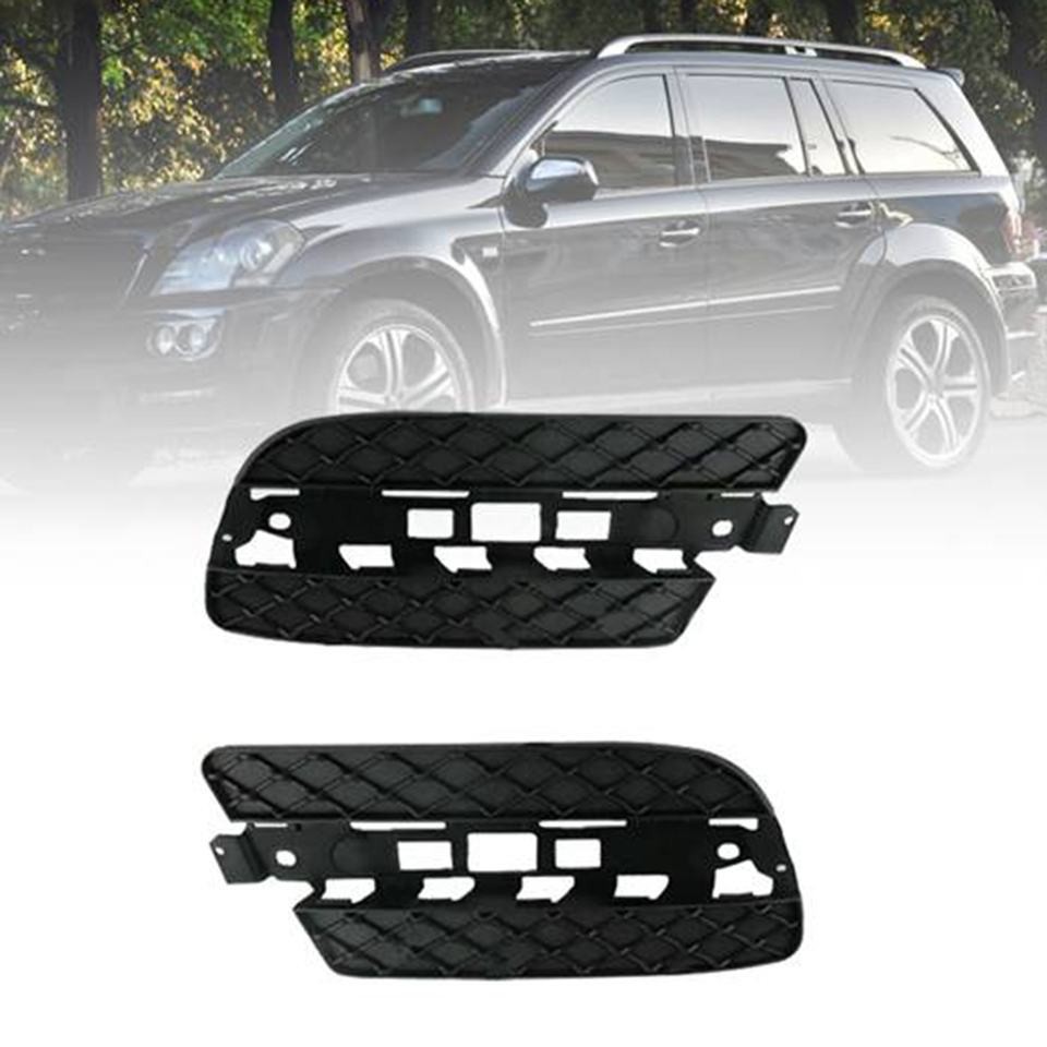 1Pair Front Bumper Fog Light Cover Left Right For Mercedes GL350 GL450 ...