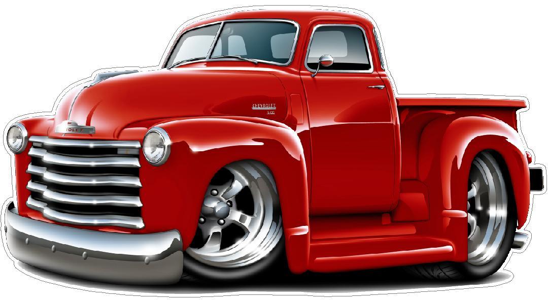 Cartoon Chevy Trucks