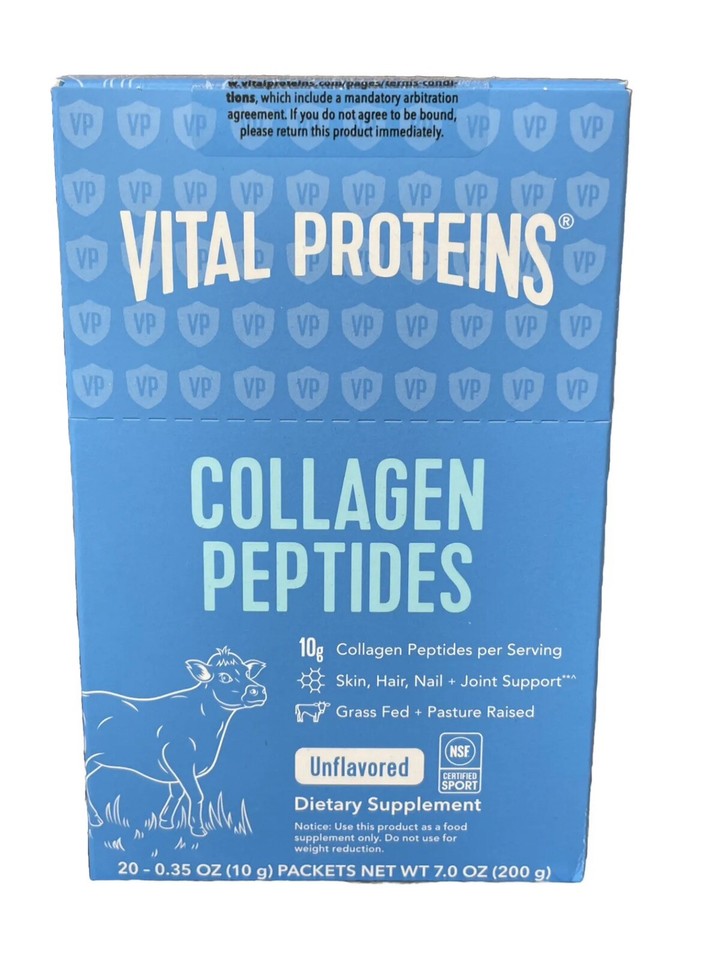 Vital Proteins Collagen Peptides Powder Supplement (Type I, III) 20x ...