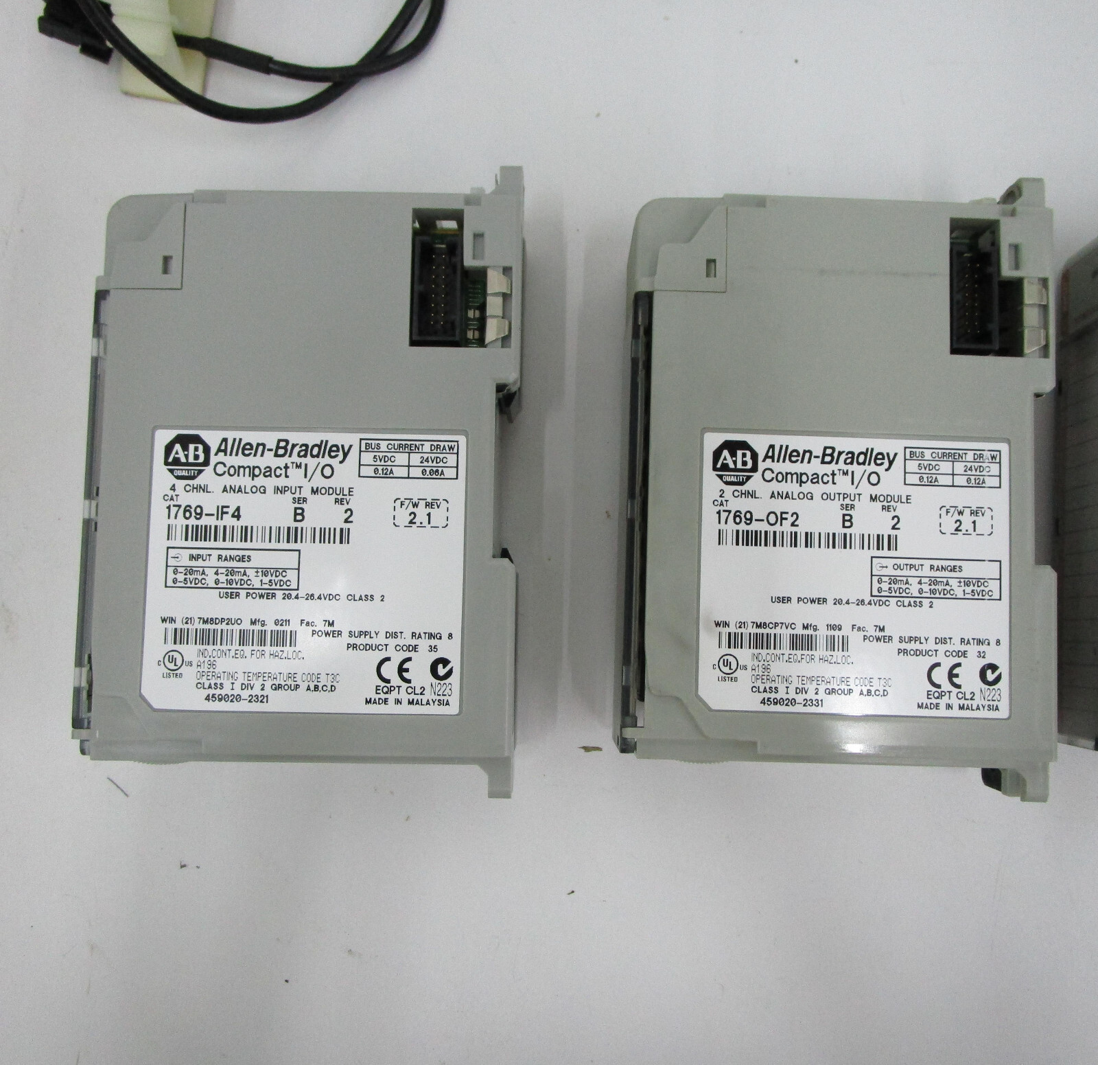 Allen Bradley 1769-L35E 1769-SM2 1769-PA4 1769-OW8I 1769-IF4 1769-OF2 ...