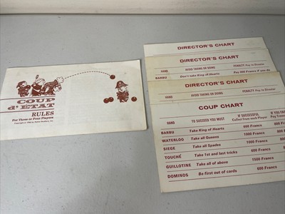 1966 Coup D’Etat Replacement Rules Book and Charts | eBay