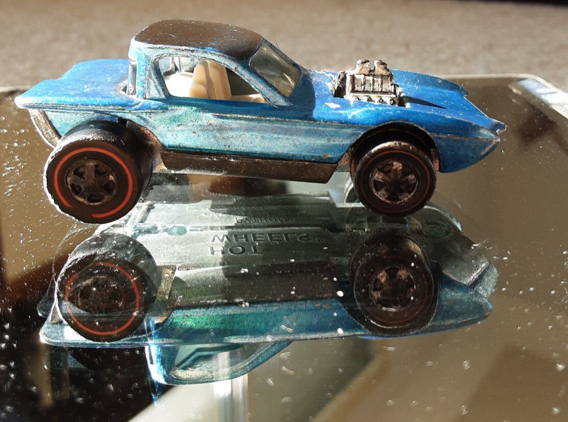 1968 Hot Wheels PYTHON Lt Blue Redline ~ from my childhood collection ...