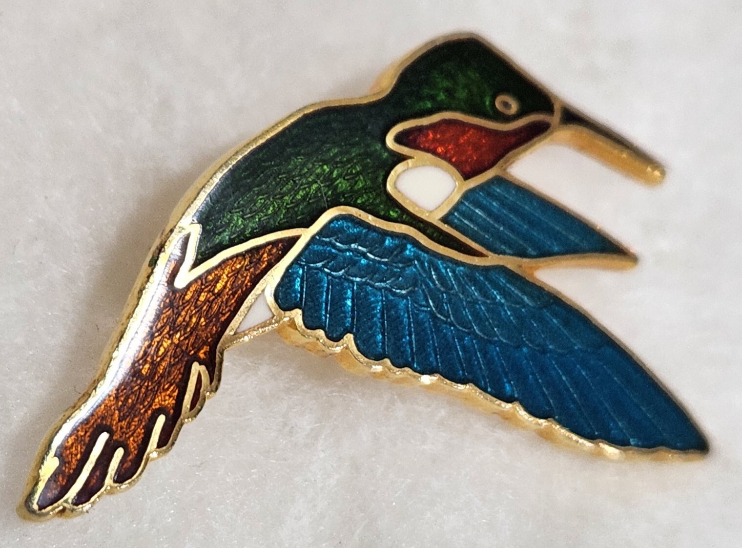 Hummingbird Enamel Pin/Brooch -Vintage Wm Spear 1987 Pin | eBay