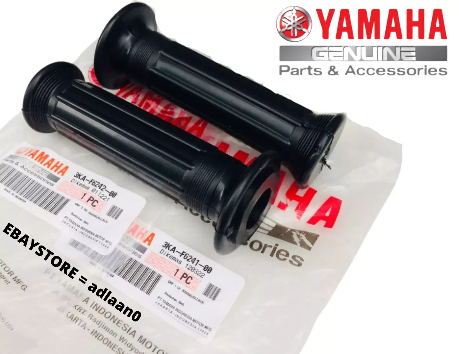 NEW Genuine Yamaha Vintage Handle Grips DT RD RT TT XS XT RD400 JT1 RT1 ...
