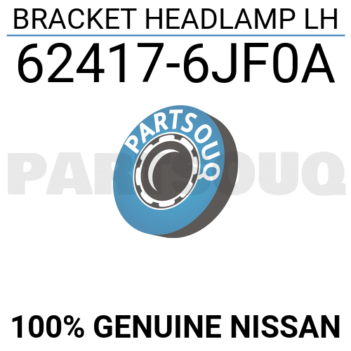 624176JF0A Genuine Nissan BRACKET HEADLAMP LH 62417-6JF0A | eBay