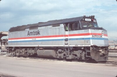 AMTK 333 F-40PH DENVER CO (AMTRAK) ORIGINAL SLIDE 06-03-92 T10-11 | eBay