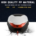 Motorcycle Top Box Bike Scooter Moped Travel Storage Lockable Helmet ...