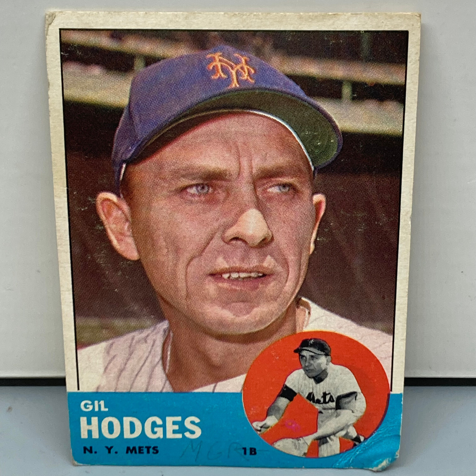 Gil Hodges #245 - 1963 Topps - MP - Baseball Card | eBay