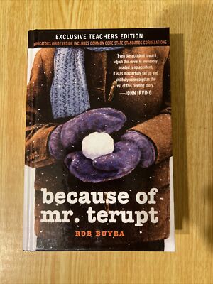 Because Of Mr. Terupt by Rob Buyea (EXCLUSIVE TEACHER'S EDITION): | eBay
