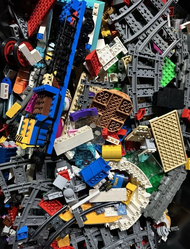 LEGO 1 Pound 🧱BUY 5 LBS GET 1 LBS FREE🧱Bulk Pieces Lot Bricks Tires By ...
