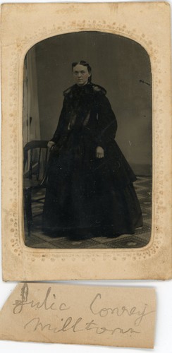 B14 Tintype Photo Julie Conrey Milltown Woman Fashion from Holmes ...