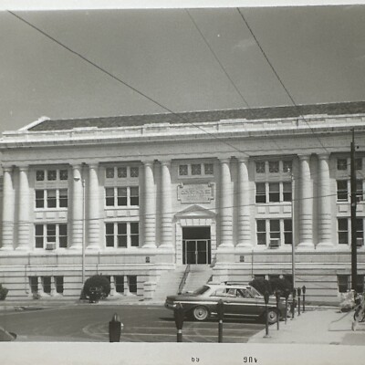 VINTAGE PHOTO Lafayette, Louisiana courthouse 1960s downtown ORIGINAL ...