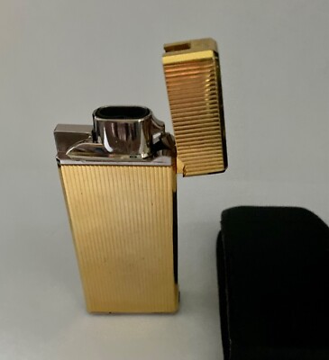 VINTAGE COLIBRI OF LONDON 4600 METAL LIGHTER WITH COVER | eBay