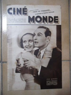 Kodak No 309 IN 1934 Maurice Knight Georges Milton Paulette Dubost ...