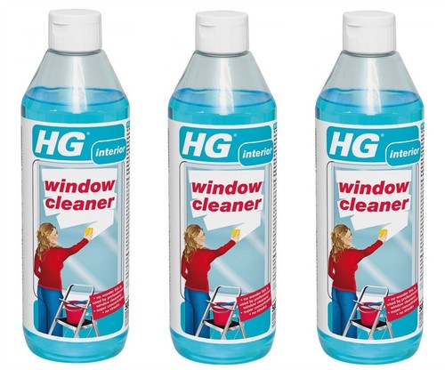 3 x HG Concentrate Window Cleaner 500ml No Streaks Glass Cleaning ...