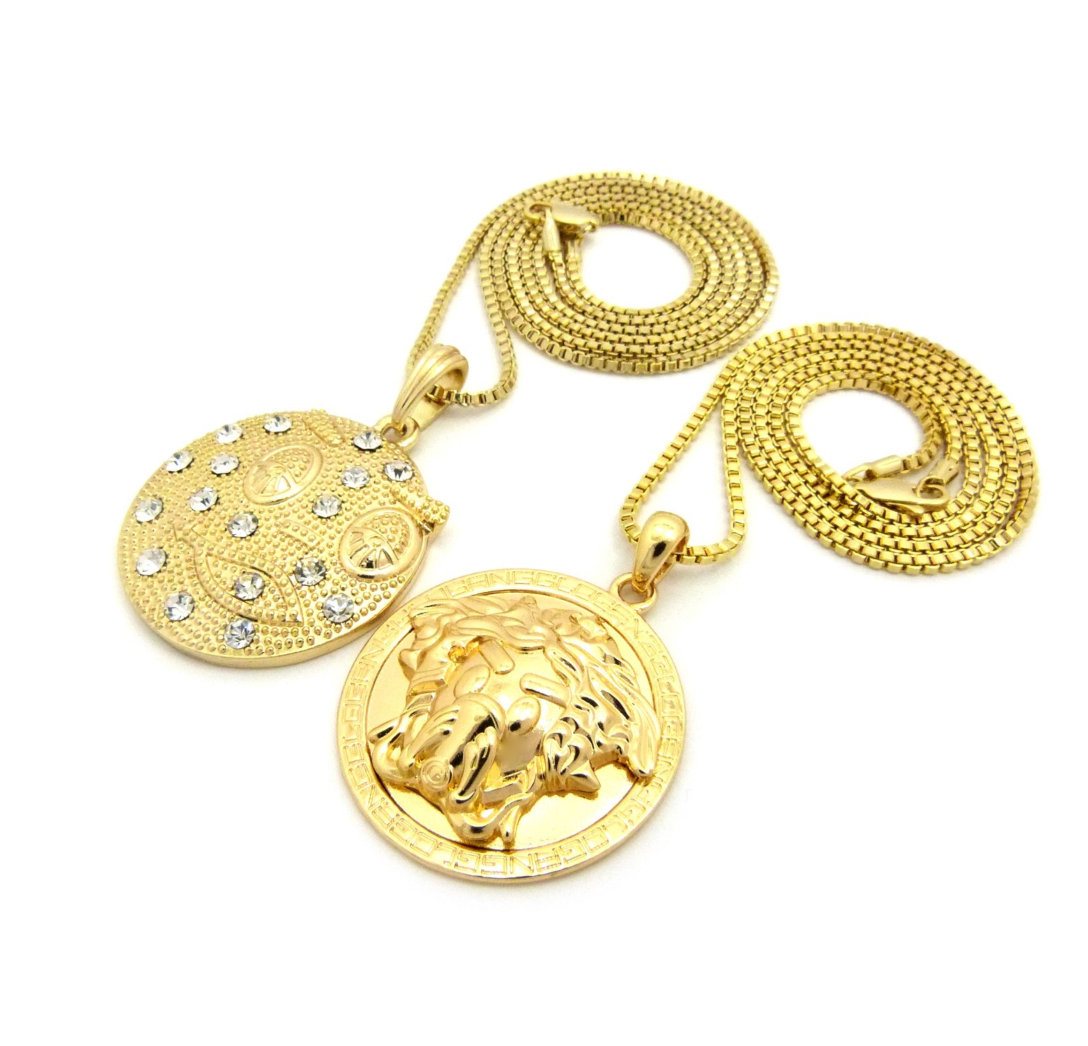 NEW ICE BLING GLO GANG CHAIN SET | eBay