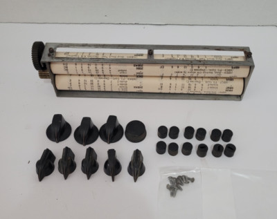 Vintage Precision Tube Tester Model 910 PARTS ONLY Roll Chart Knobs ...