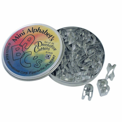Alphabet Mini 26 Piece Cookie Cutter Set | eBay