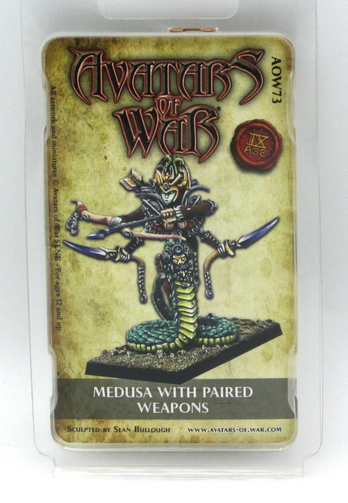 Avatars of War AOW73 Medusa with Paired Weapons (Naga Queen) Female ...