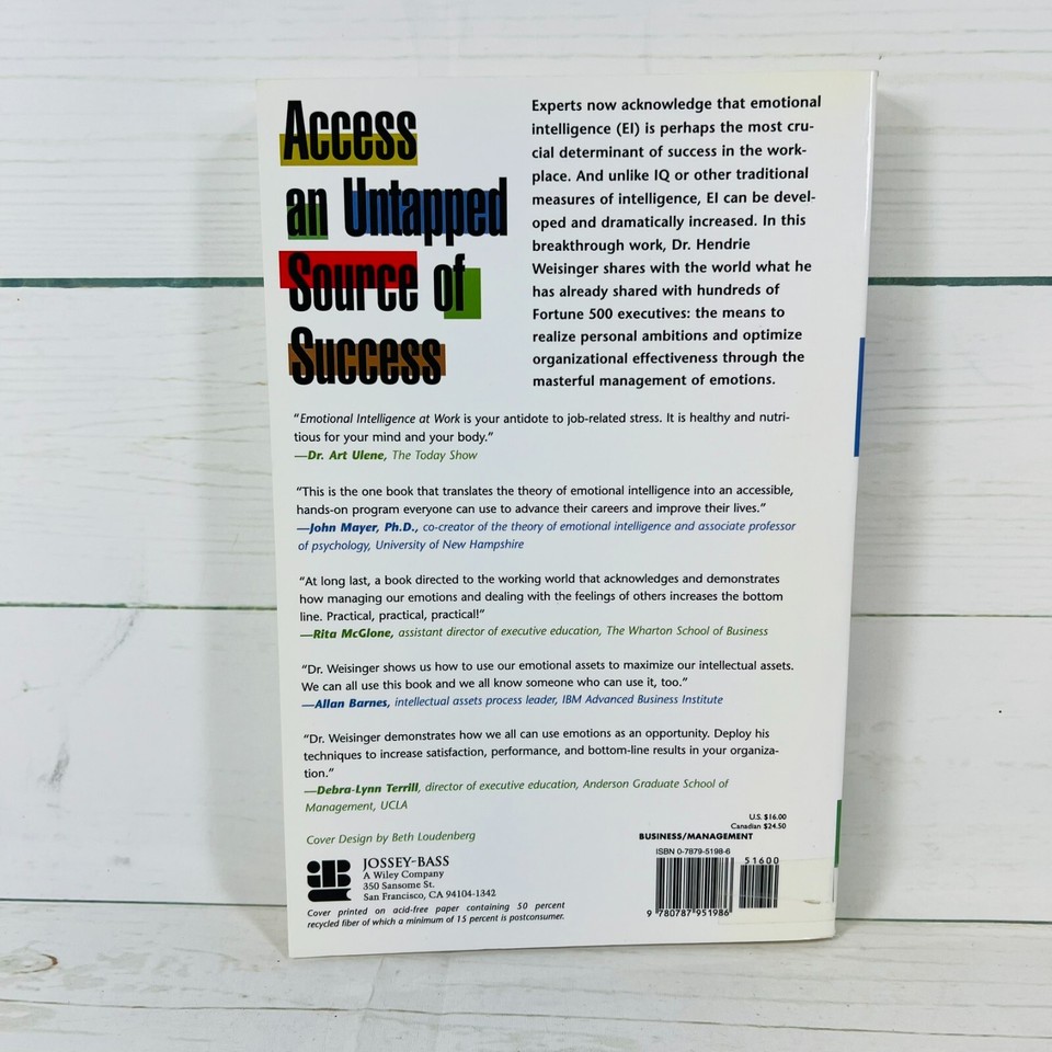 Emotional Intelligence at Work: The Untapped Edge for Success ...