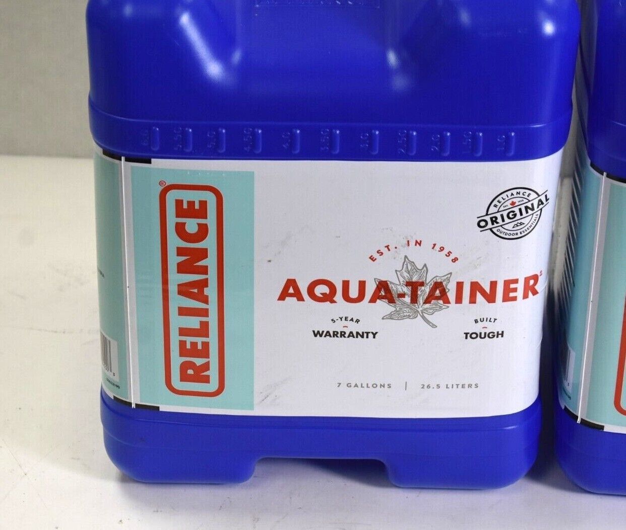 Reliance TWO 7 Gallon Aqua-Tainer Water Containers w/ New Vent 9410-23 ...