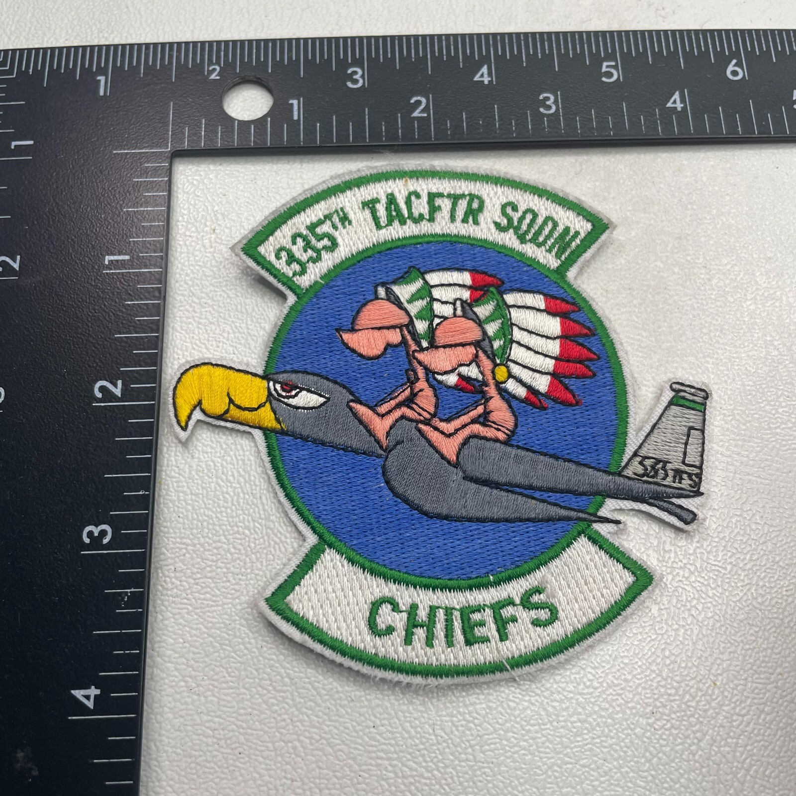 United States Air Force 335TH TACTICAL FIGHTER SQUADRON CHIEFS Patch ...